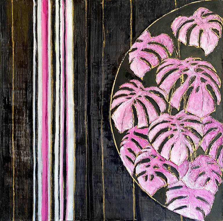 Monstera Painting by Hanna Soloviova | Saatchi Art