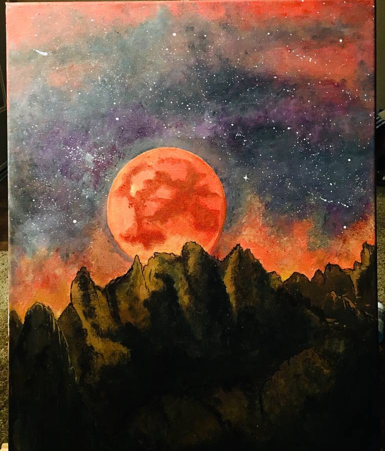 Lunar Eclipse Art Creative Lunar Eclipse Wall Light Romantic Nordic