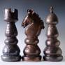 Handmade Raku Chess Set Of Five Pieces, 30inches tall, King, Rook ...