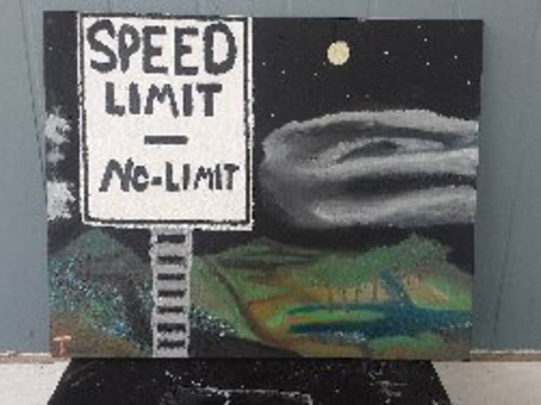 No Limit Painting by David Antilley | Saatchi Art