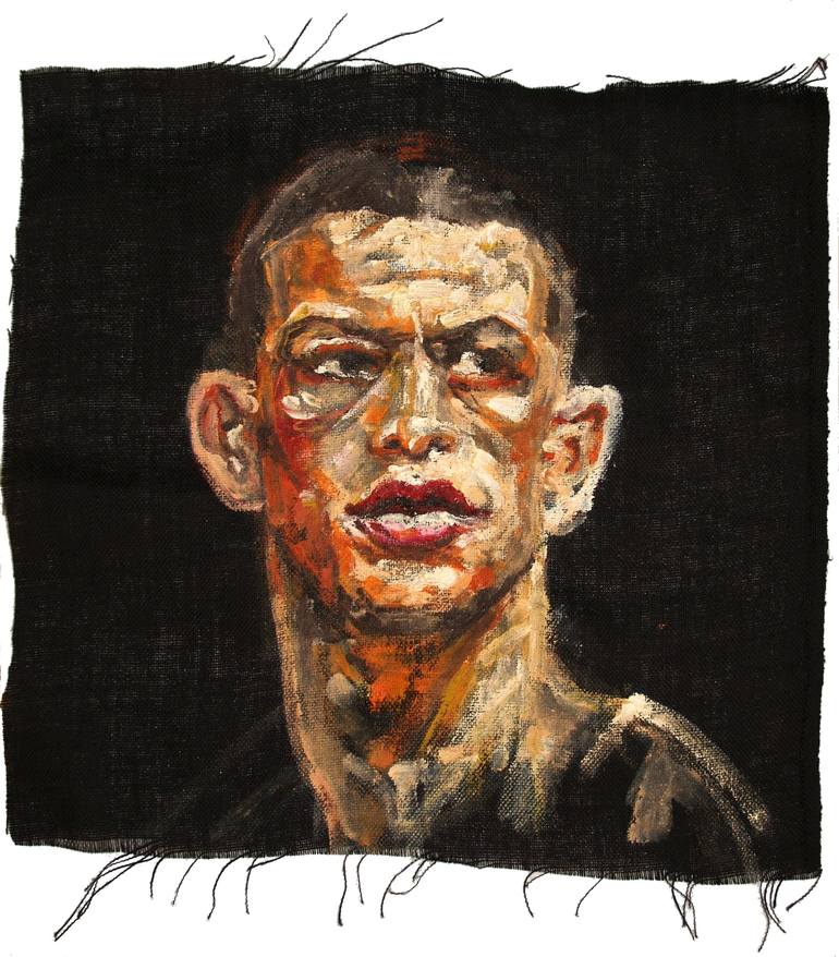 Boxer face Painting by Alexis Lekat | Saatchi Art