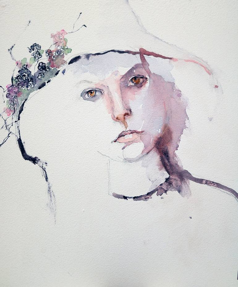 violets Painting by Barbara Simonson | Saatchi Art