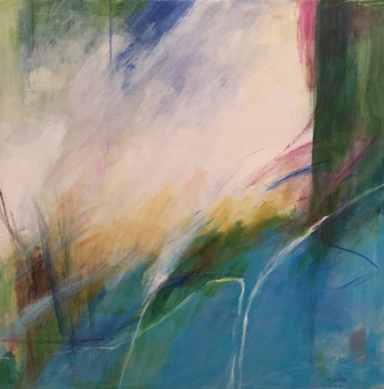 Green Painting by Mariko Teratoko | Saatchi Art