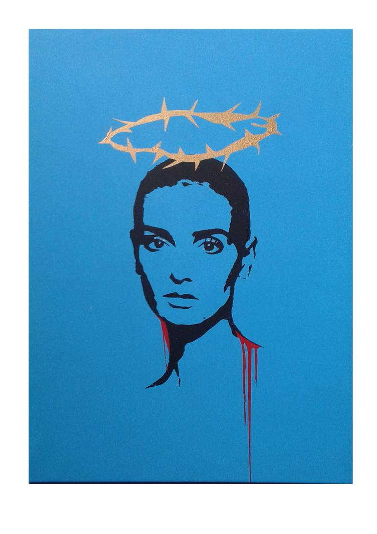 A Face of Christ? Painting by Ted Harrison | Saatchi Art
