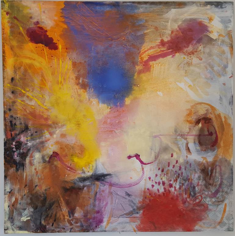 under over through Painting by Monika Agnello | Saatchi Art