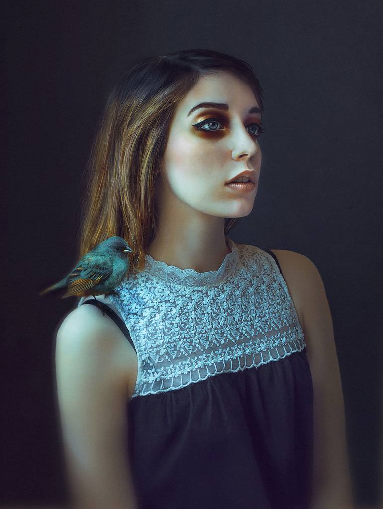 Blue bird - Limited Edition of 5 Photography by Lidia Vives | Saatchi Art