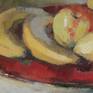 Fruit plate Painting by Dada Novikova | Saatchi Art