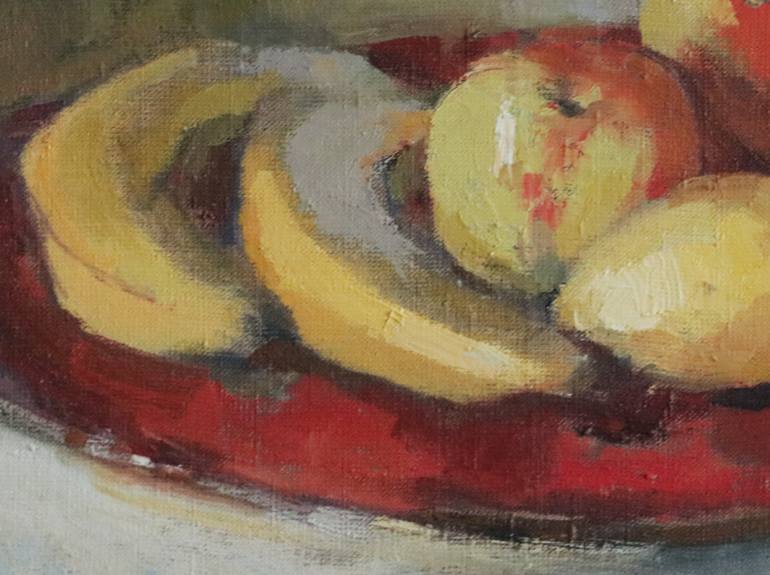 Fruit plate Painting by Dada Novikova | Saatchi Art