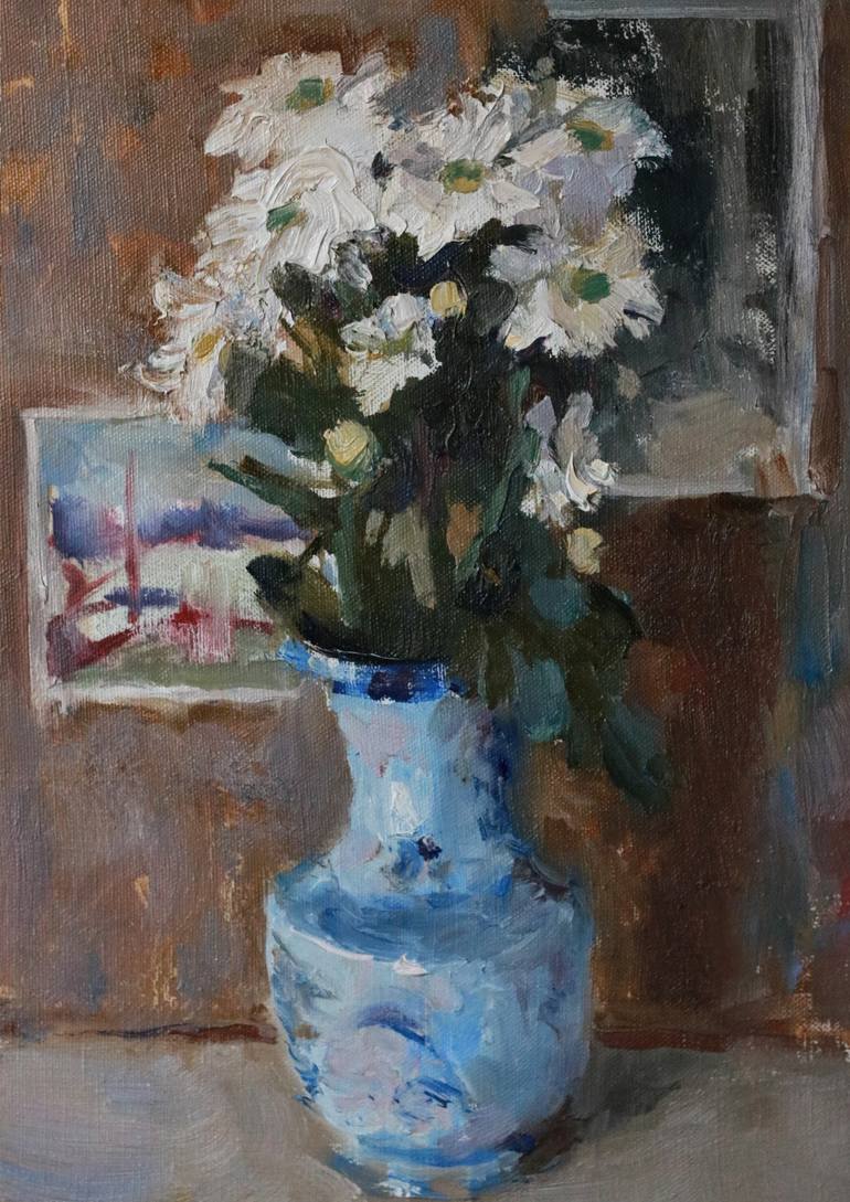 Summer bouquet Painting by Dada Novikova | Saatchi Art