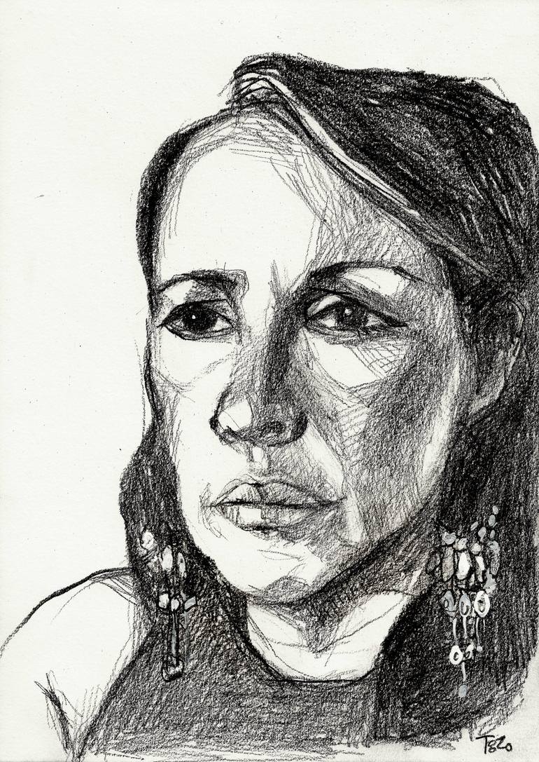 Marissa Drawing by Tore Bahnson | Saatchi Art