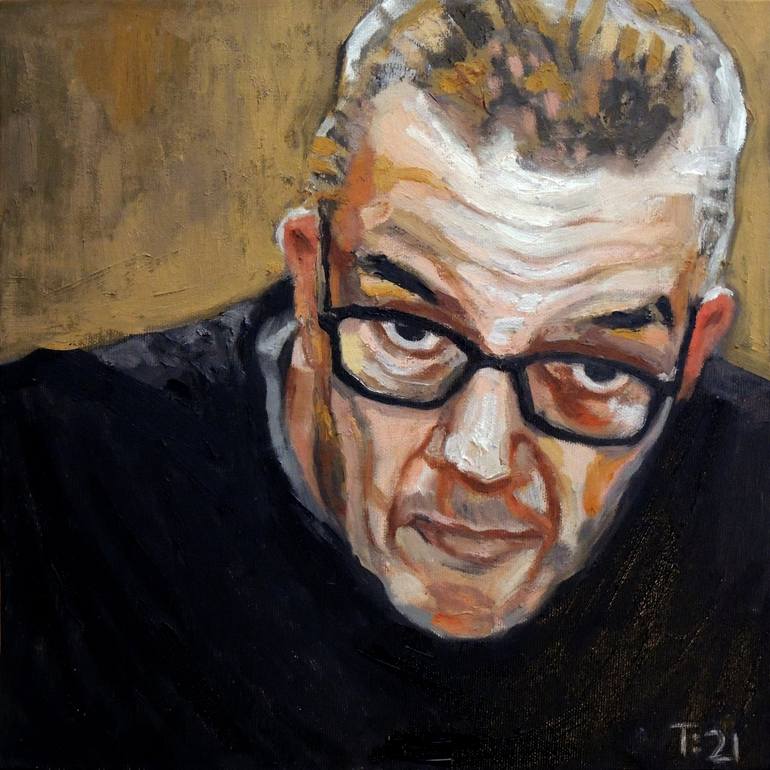 Portrait of Simon Edmondson Painting by Tore Bahnson | Saatchi Art