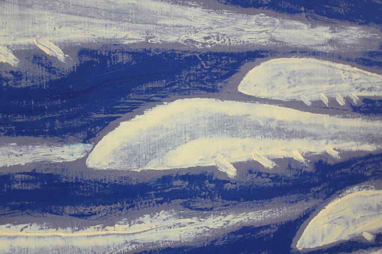 Against the stream Painting by Andriy Klishyn | Saatchi Art