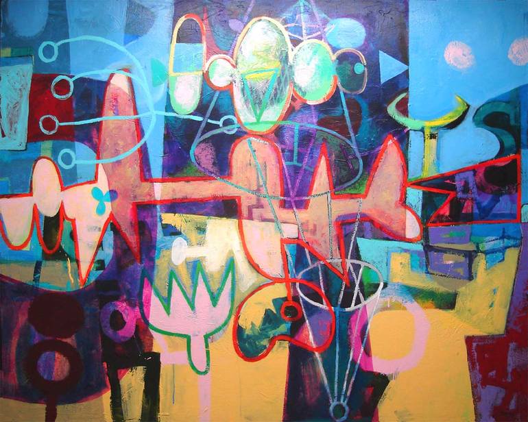 One Way Ticket Painting by George Rollie Erickson | Saatchi Art