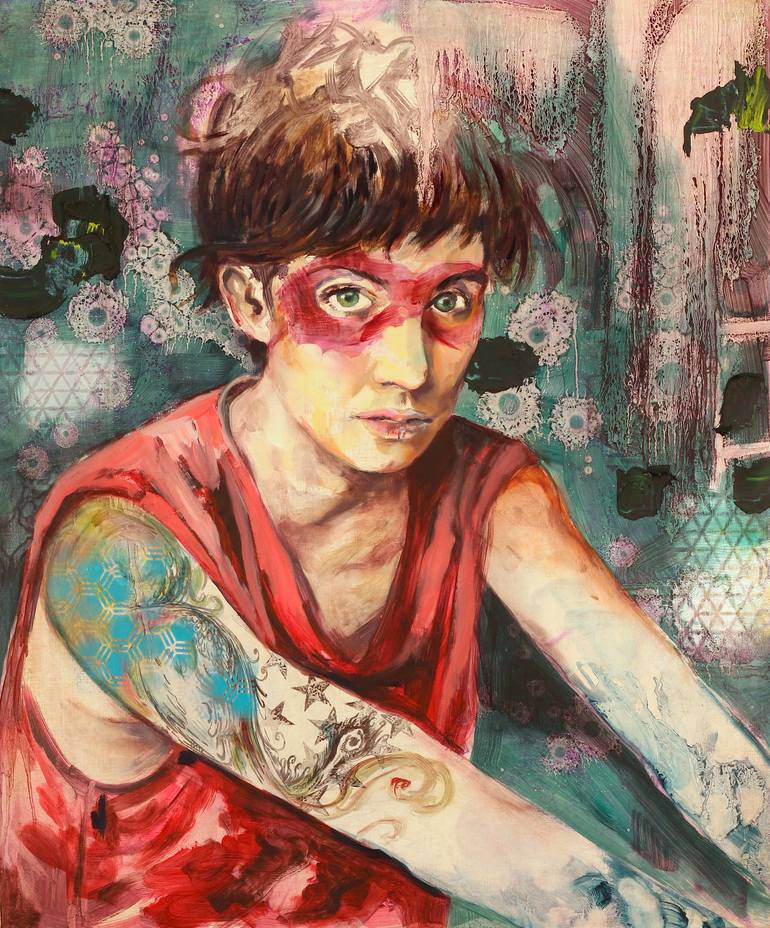 MASCARA Painting by Christian Curiel | Saatchi Art