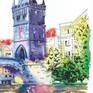 The Charles Bridge Painting by Olga Larina | Saatchi Art