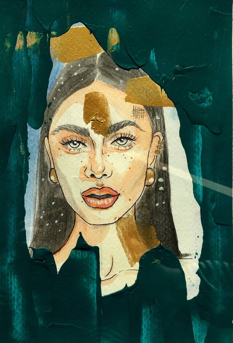 MESMERIZING EYES Drawing by Vievai Art | Saatchi Art