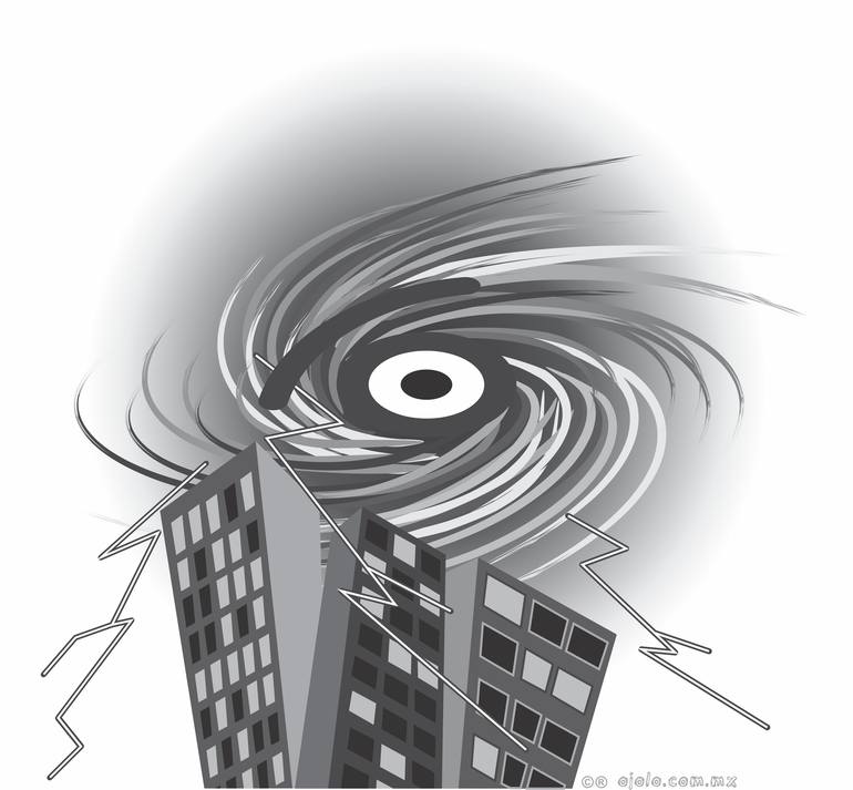 eye of the hurricane Digital by Ojolo Mirón | Saatchi Art