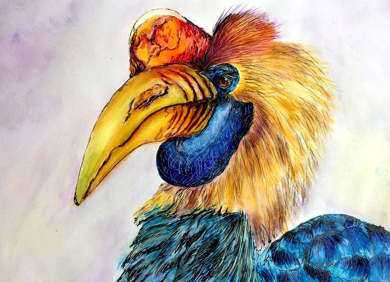 Kalao Drawing by Ksenia Lutsenko | Saatchi Art