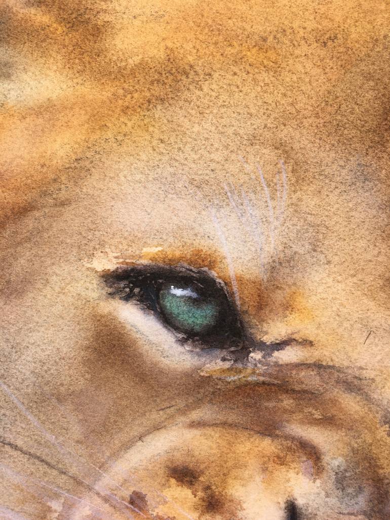 FEARLESS Painting by Ksenia Lutsenko | Saatchi Art