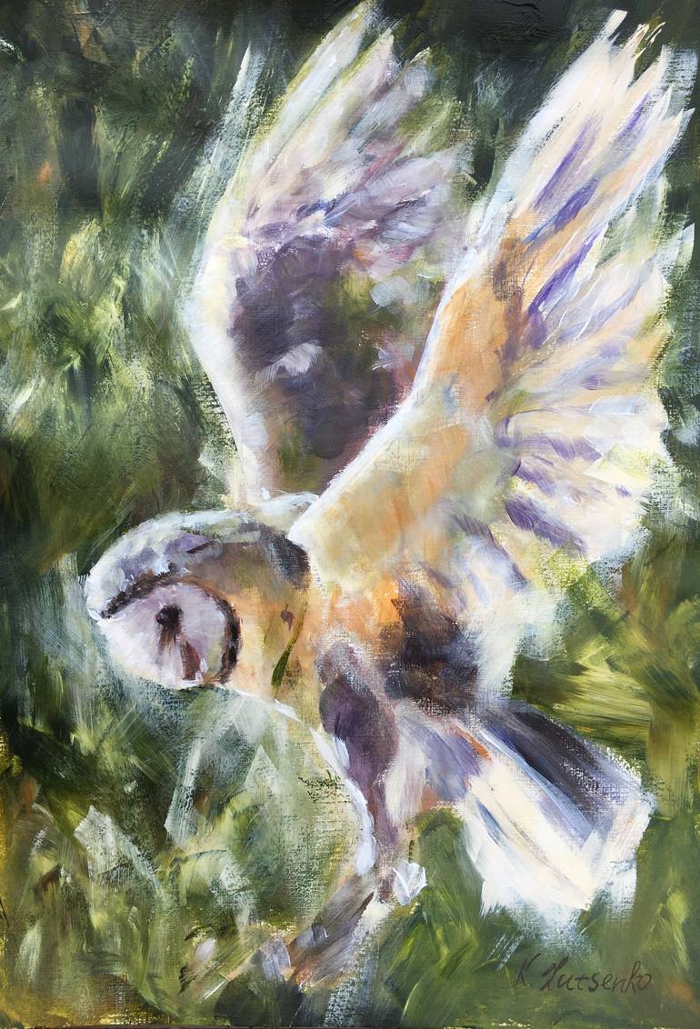 FLIGHT CONTROL Painting by Ksenia Lutsenko | Saatchi Art