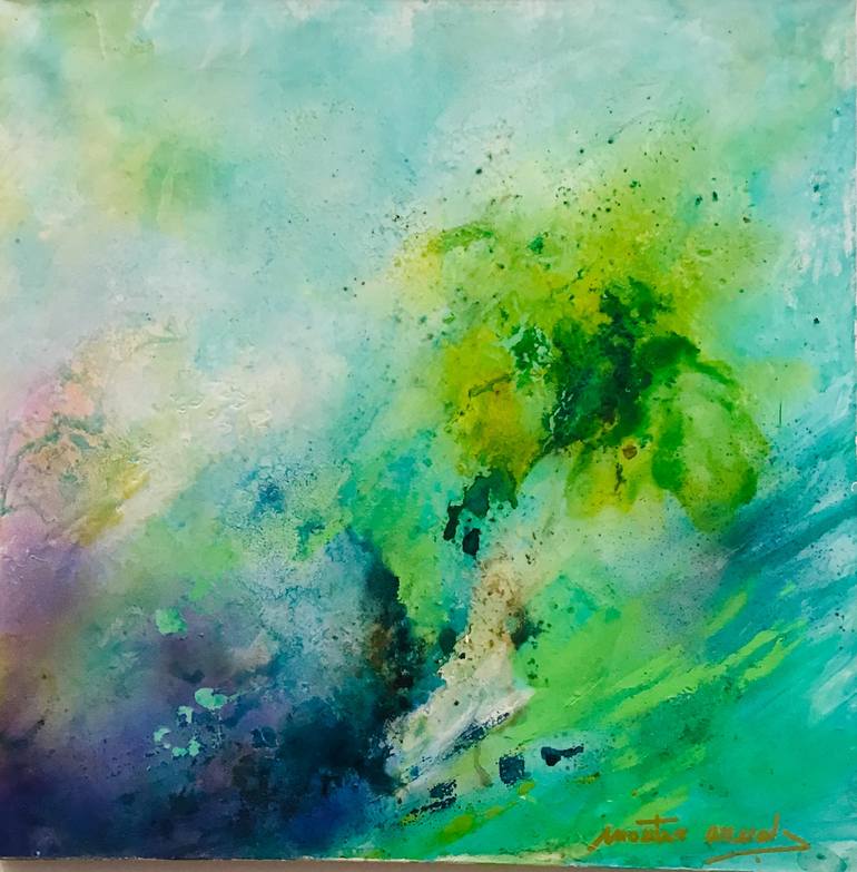 Green spring Painting by Miryai Art | Saatchi Art