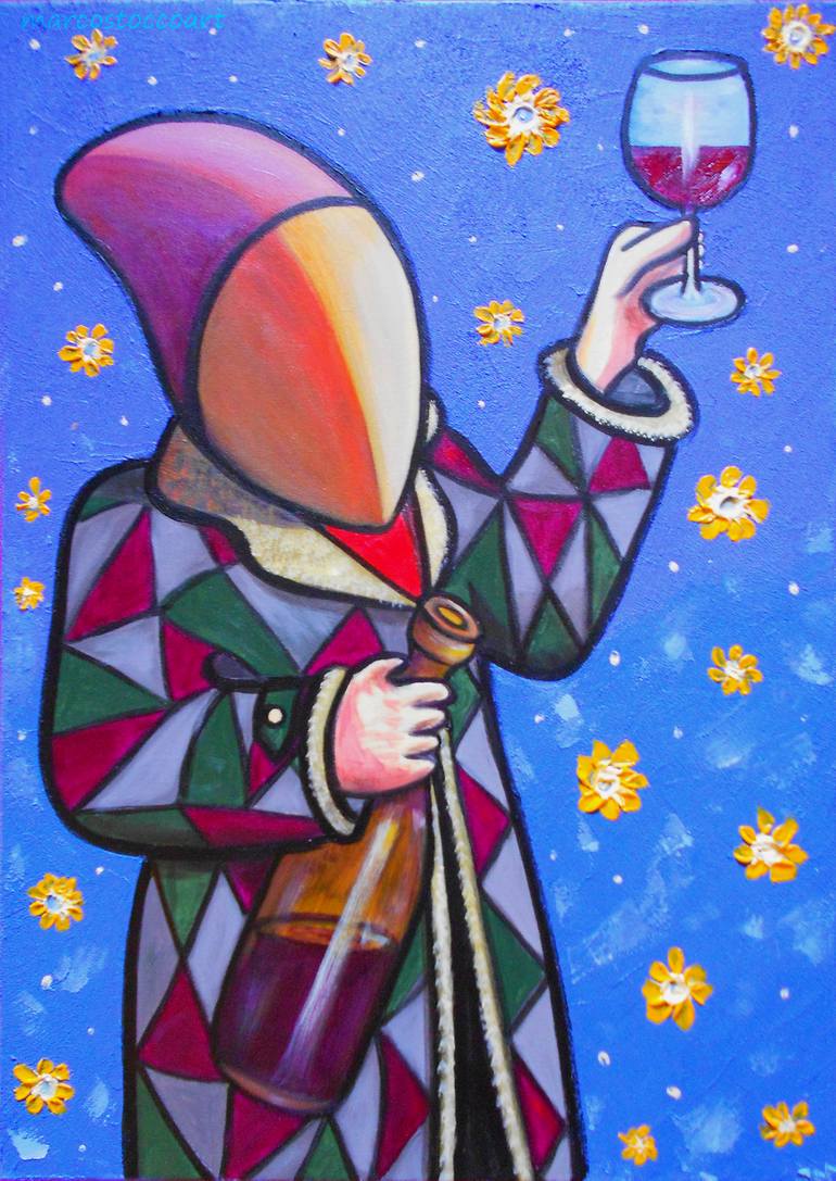 Il Mago - The Magician Painting by Marco Stocco | Saatchi Art