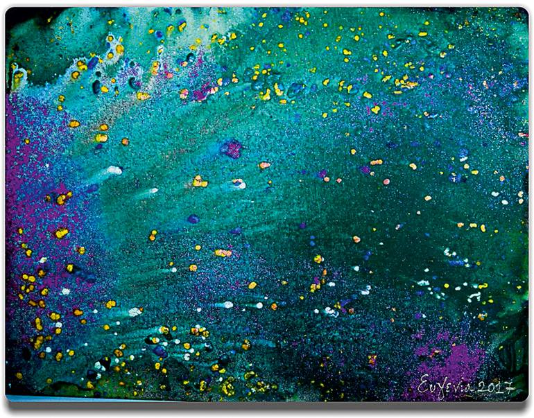 Happy Galaxy - Art, Abstract Art, Painting, Abstract Painting, Decor ...