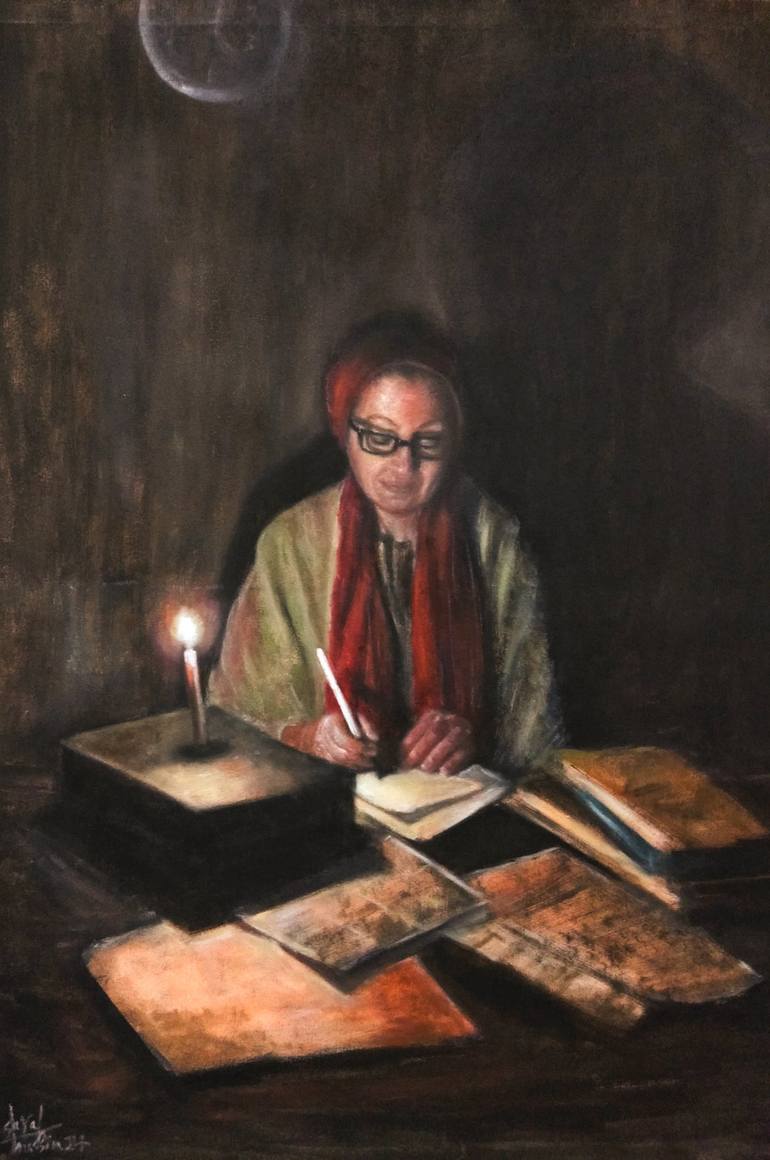 The kind heart Painting by Sarah Hussein | Saatchi Art