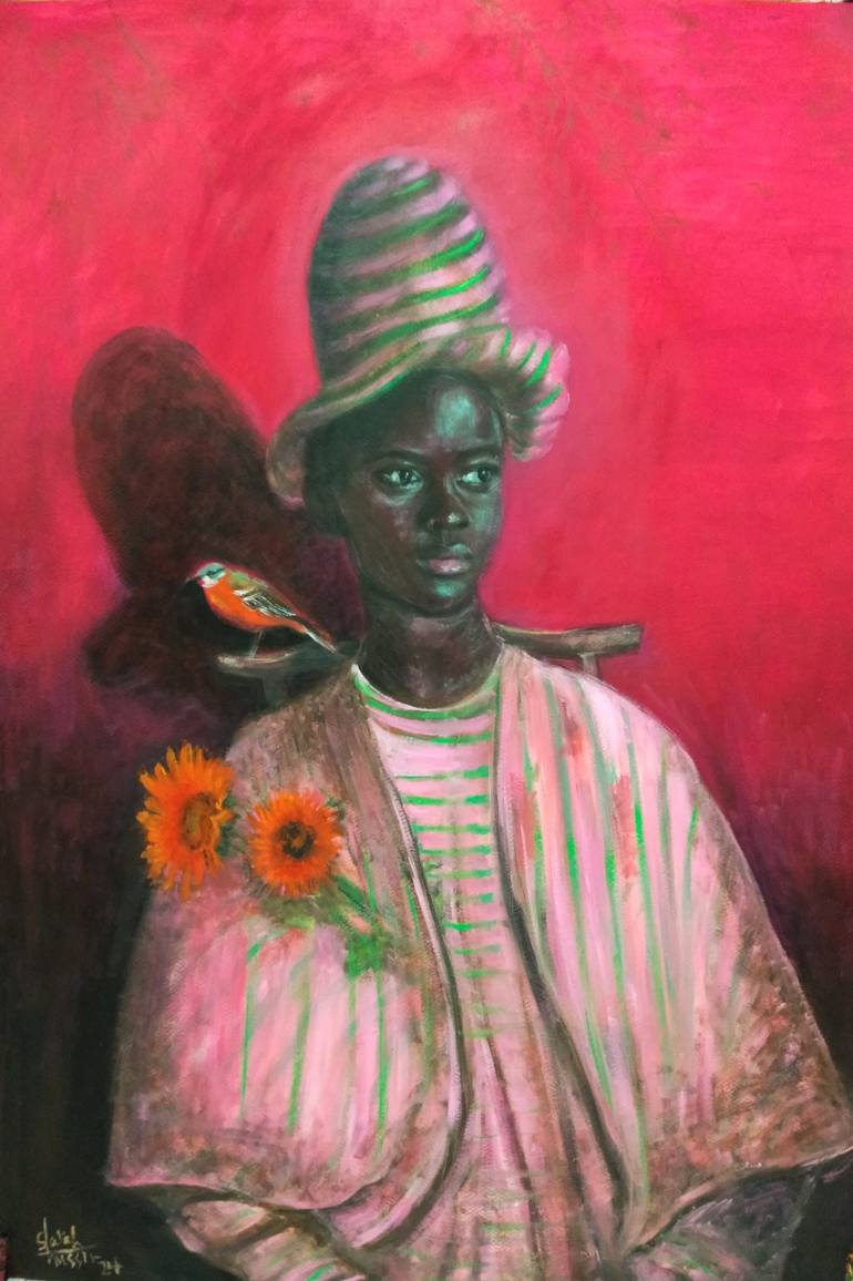 Pinky Painting by Sarah Hussein | Saatchi Art