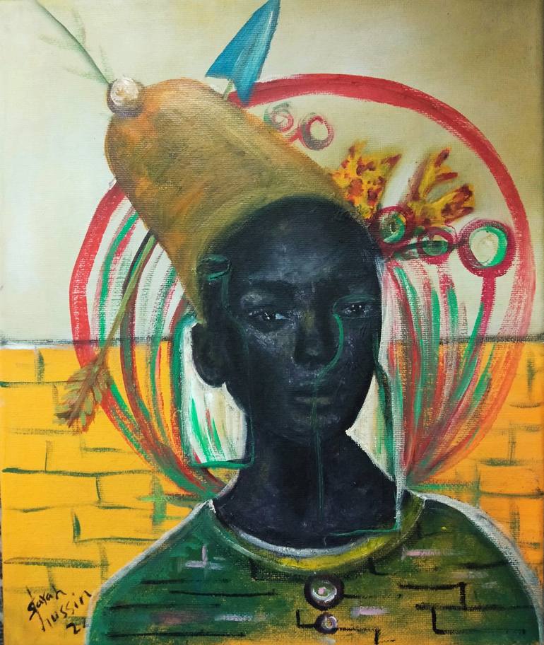 Portrait Painting by Sarah Hussein | Saatchi Art