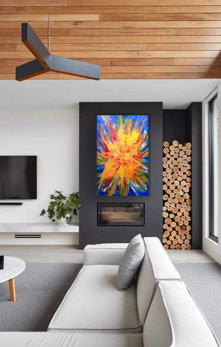 Light beam Painting by Lbm Art | Saatchi Art