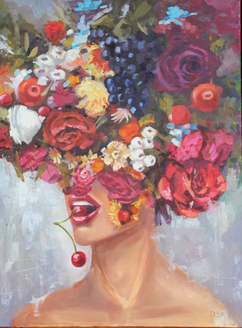 She Painting by Dunka Tegina | Saatchi Art