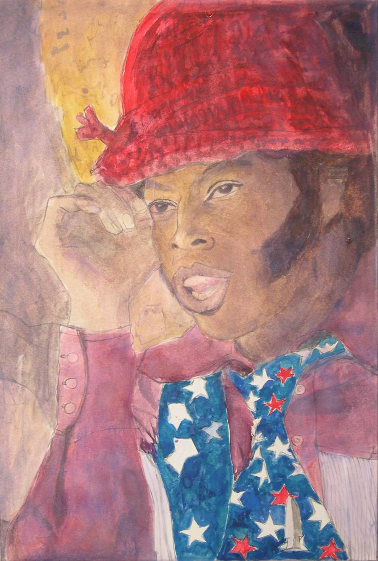 Sly Stone Painting by Daniel Lyle | Saatchi Art