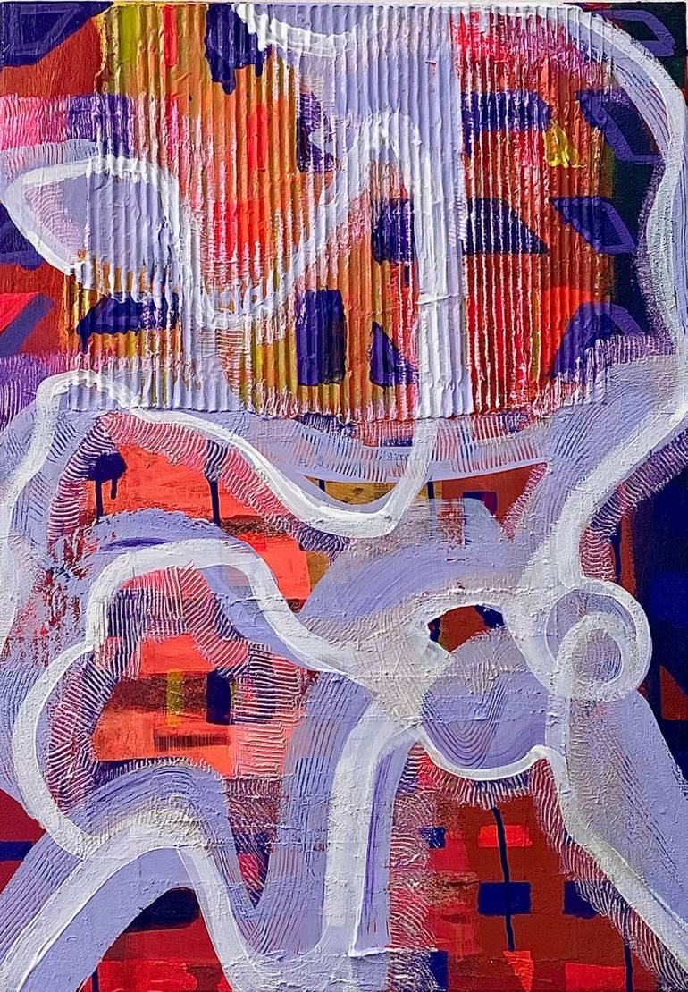 The Essence of Fluorescence Painting by Wendy Cohen | Saatchi Art