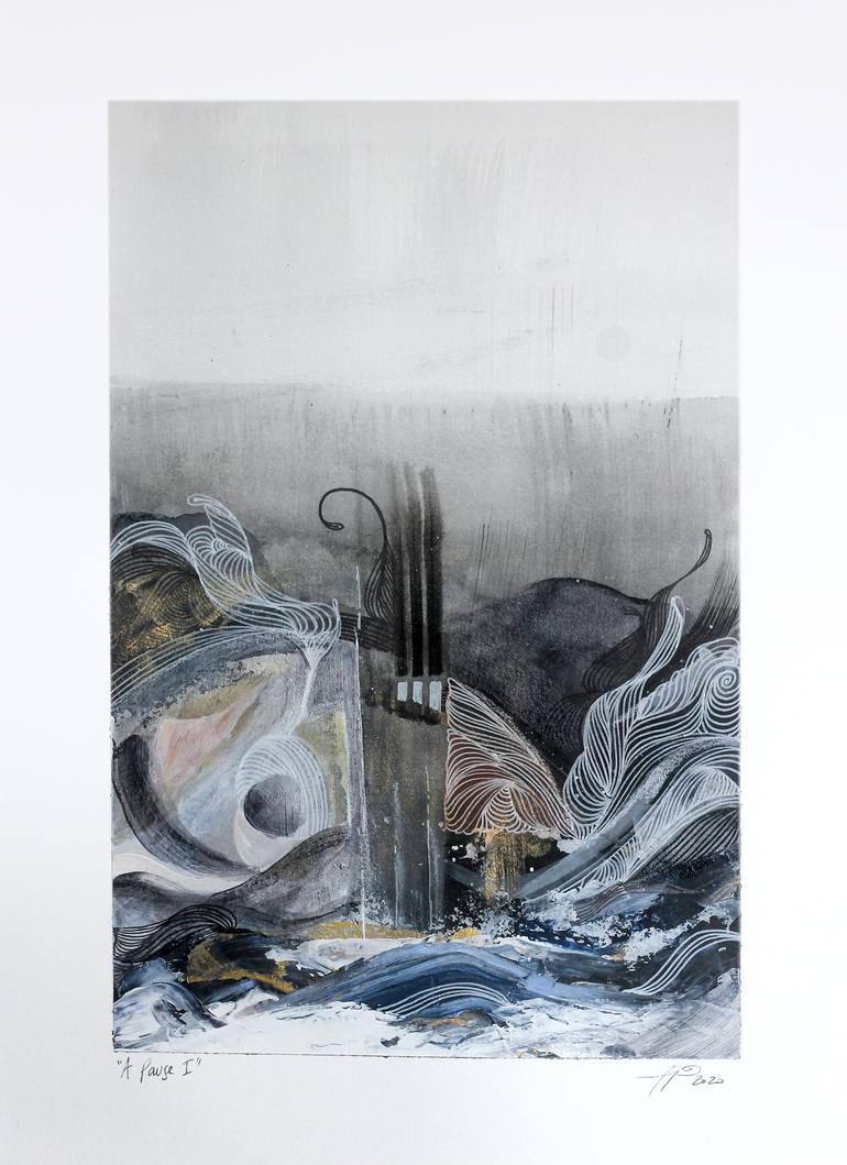 A Pause I Painting by Franca Franchi | Saatchi Art