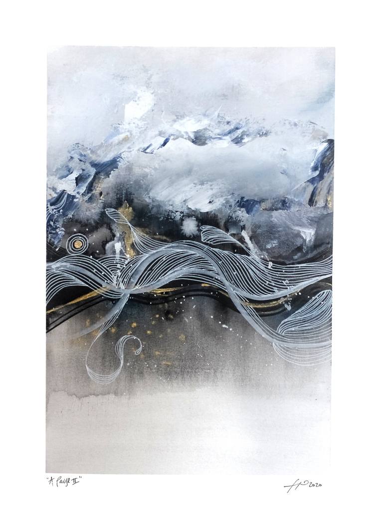 A Pause II Painting by Franca Franchi | Saatchi Art