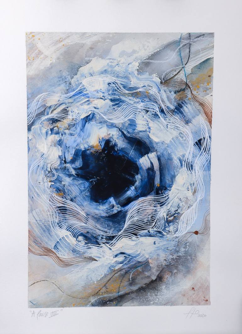 A PAUSE VIII Painting by Franca Franchi | Saatchi Art