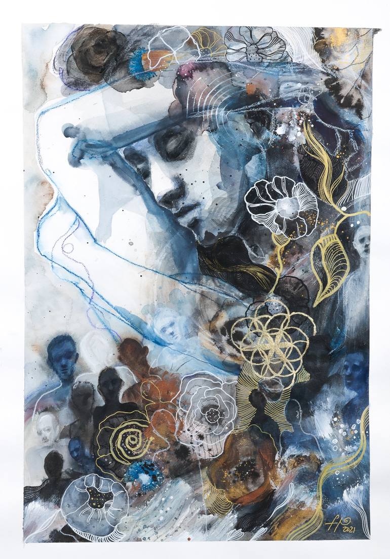 INTO THE SHADOWS II Painting by Franca Franchi | Saatchi Art