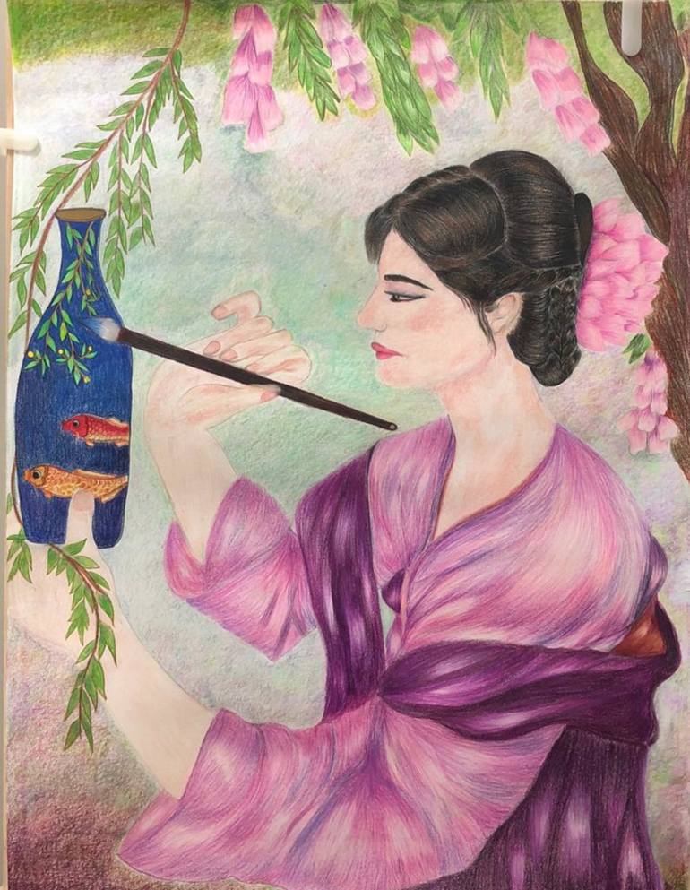 Monemvasia Painting by Suchitha Venkatesh | Saatchi Art