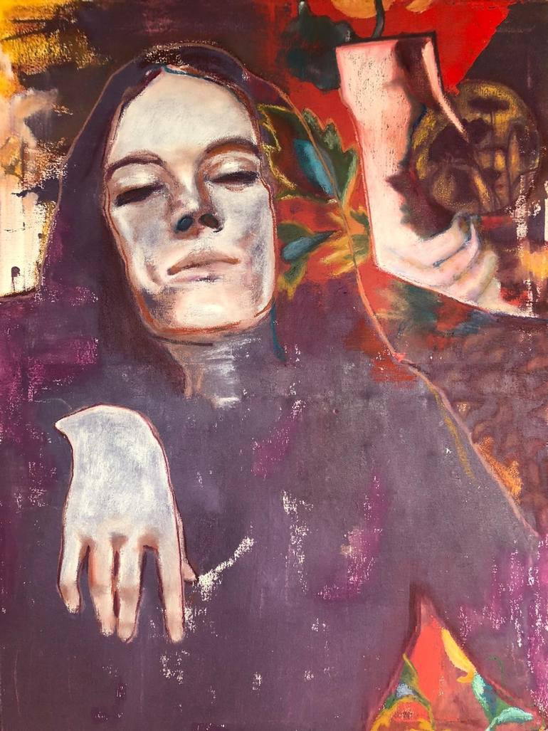 Violet Illusions Painting by Jeremy Allan | Saatchi Art