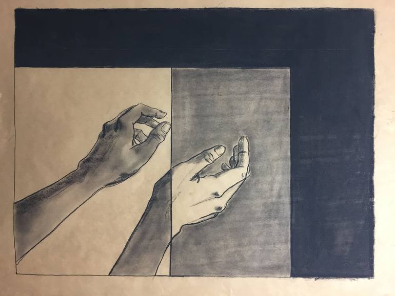 Take my Hands Drawing by Jeremy Allan | Saatchi Art