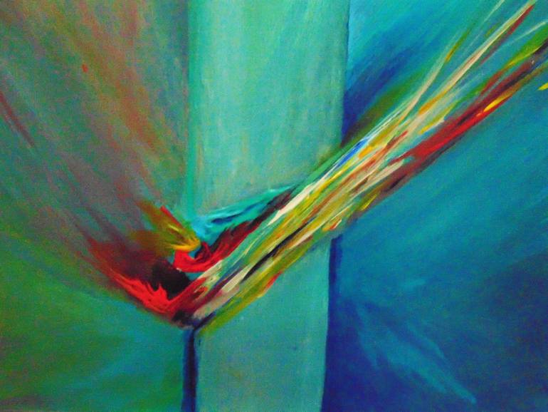 Blue Bird Flying High Painting by Neli Stoyanova | Saatchi Art