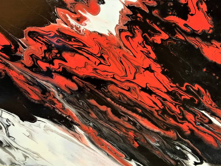 Cosmic Storm Painting by Neli Stoyanova | Saatchi Art