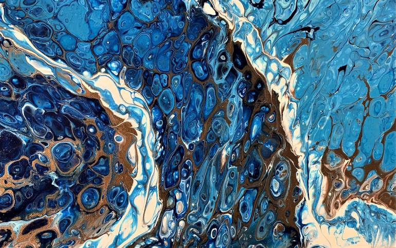 Beneath the Surface Painting by Neli Stoyanova | Saatchi Art