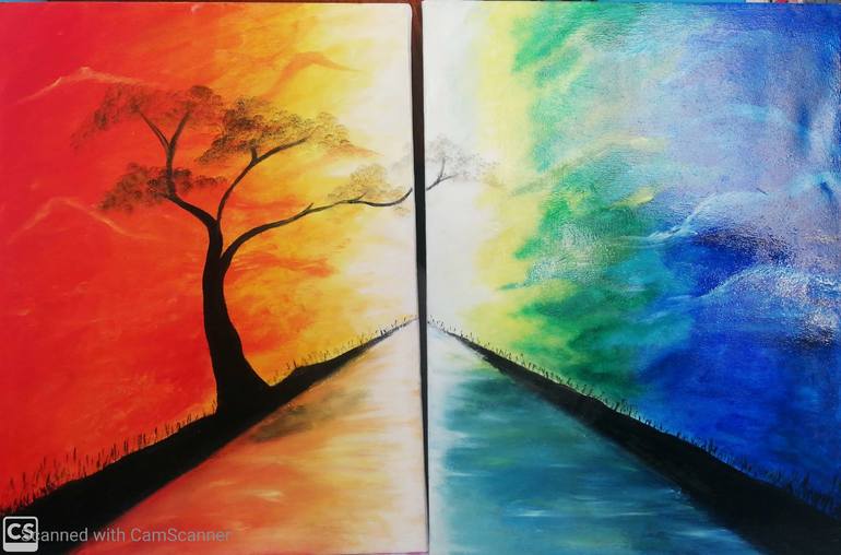 The life Painting by Menna Adel | Saatchi Art