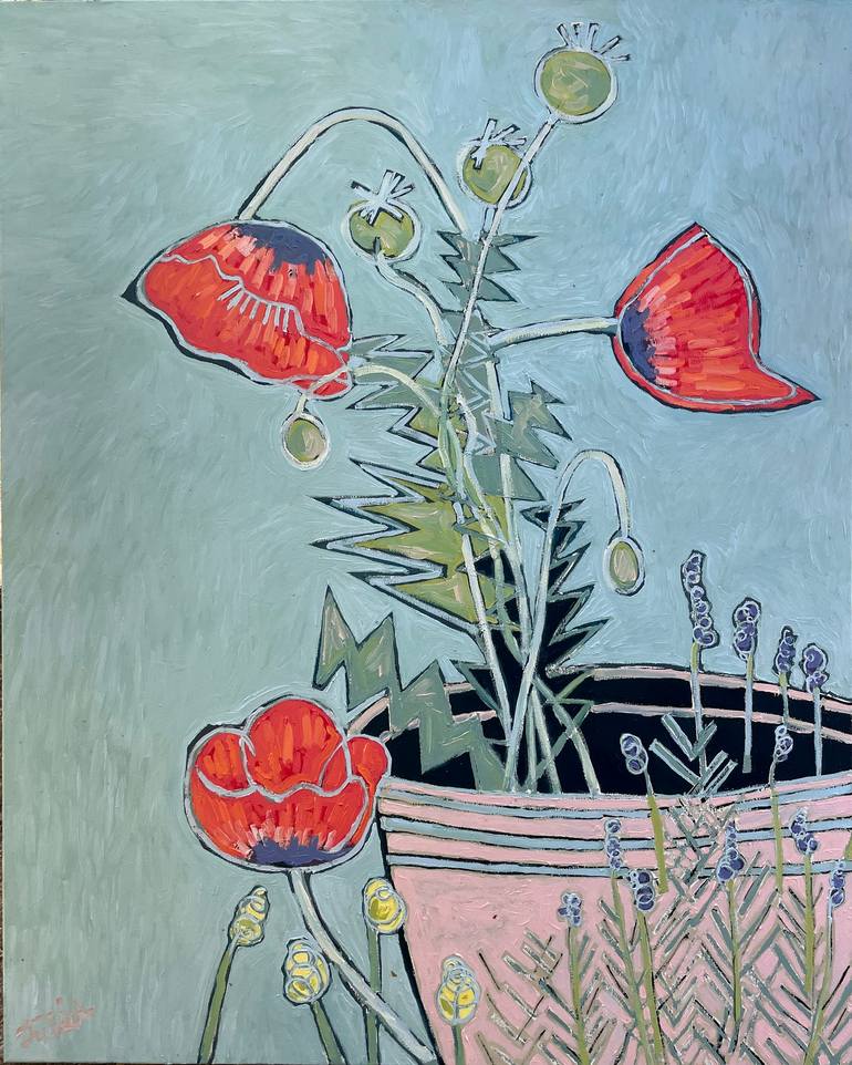 Forget Everything And Remember Painting by Juliet James | Saatchi Art