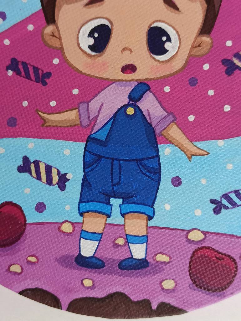 Candy Painting by Eleonora Rom | Saatchi Art