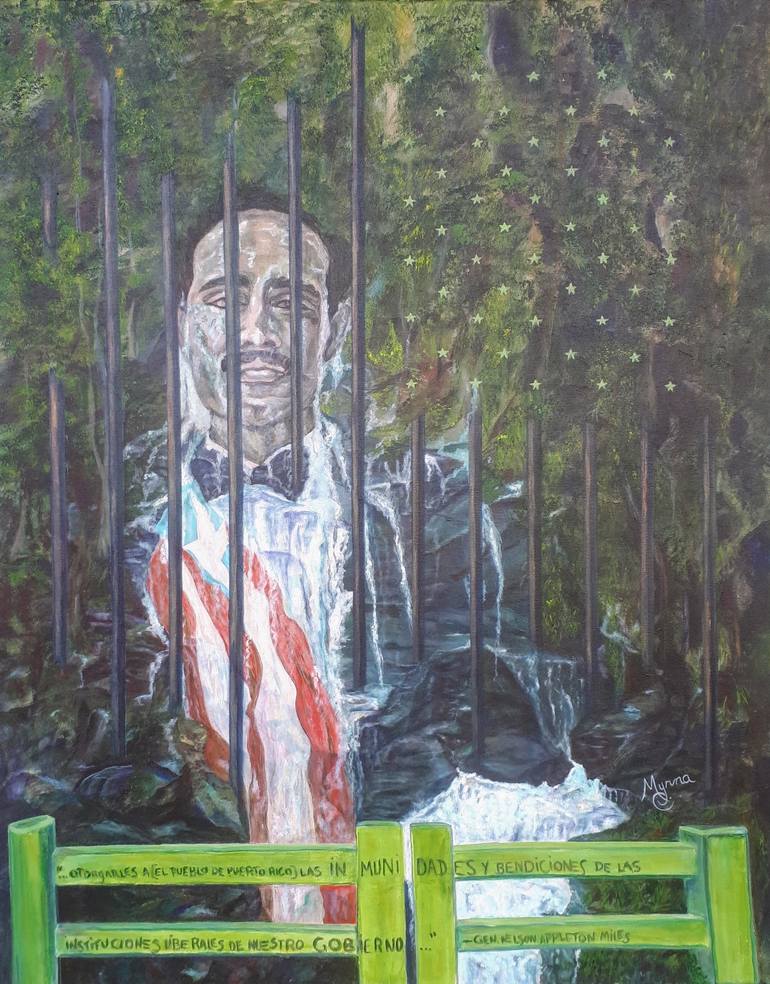 Entre líneas (Between the lines) Painting by Myrna Cleghorn | Saatchi Art