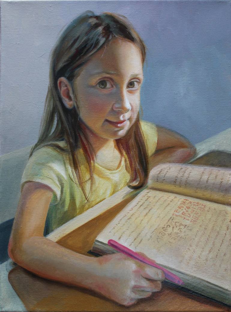 Lolita Painting by Ekaterina Ivleva | Saatchi Art