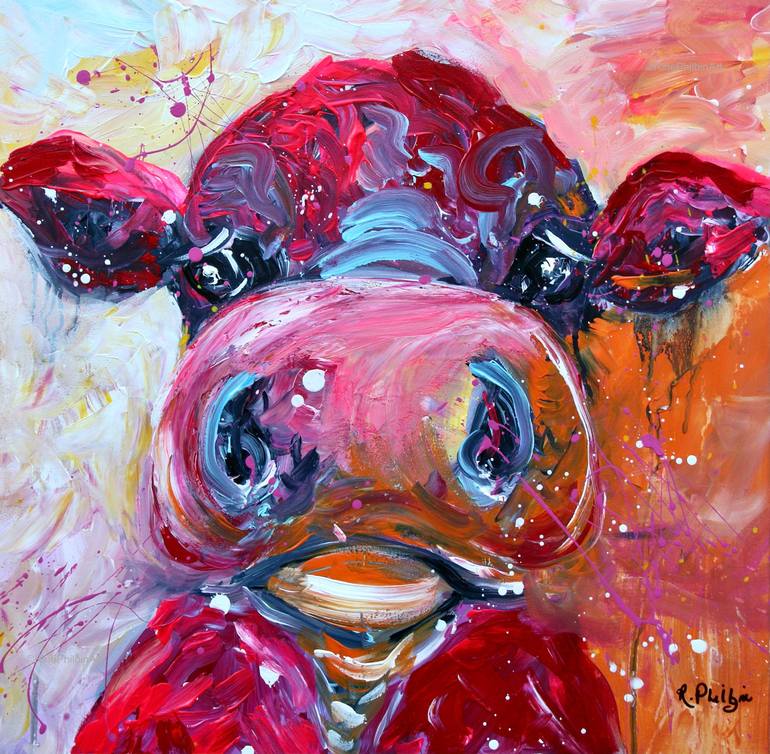 Ruby Painting by Rine Philbin | Saatchi Art